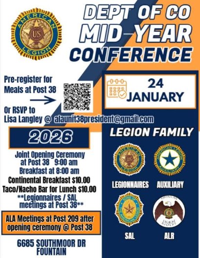 DEPARTMENT OF COLORADO AMERICAN LEGION - Department